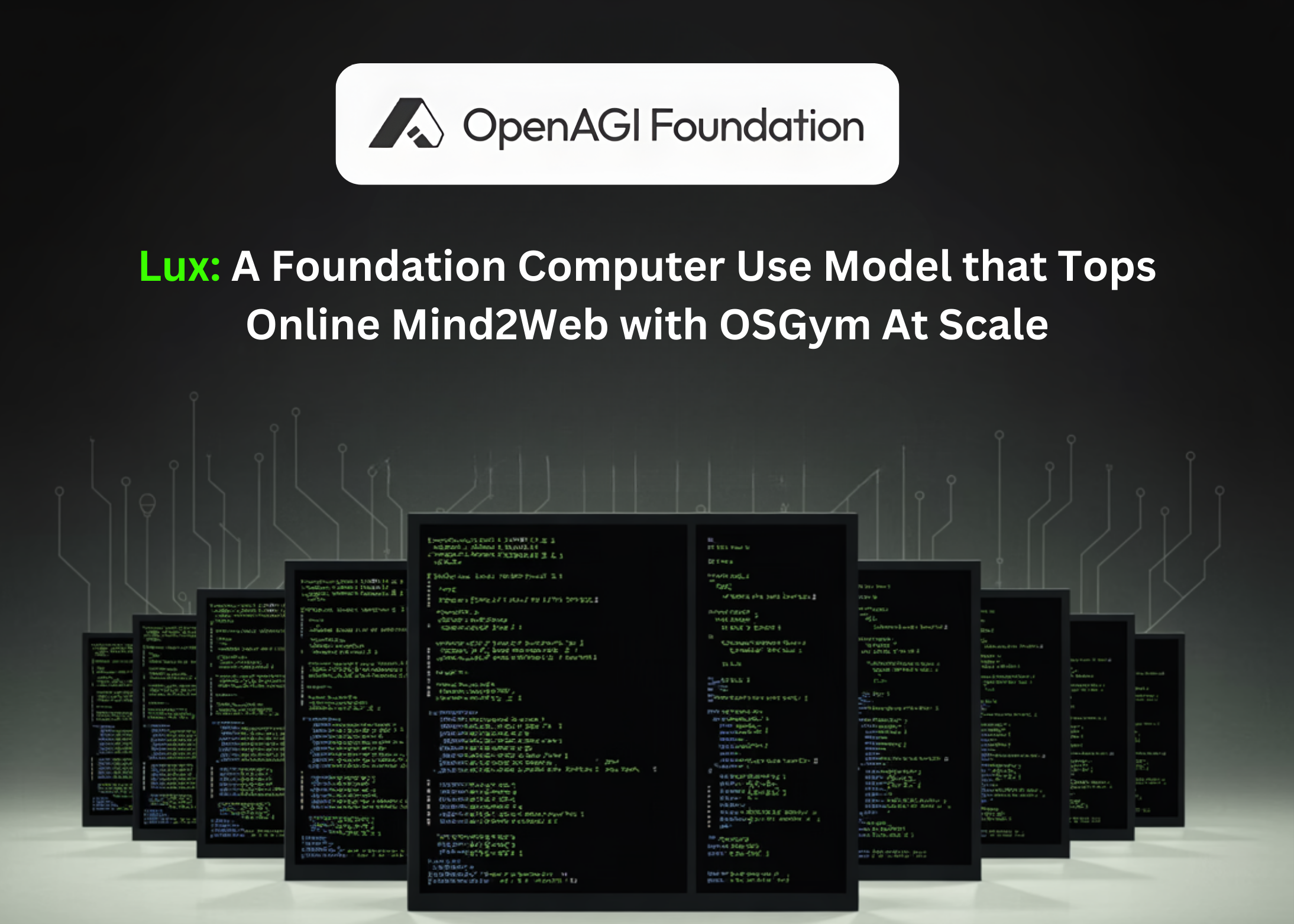 OpenAGI Foundation Launches Lux: A Foundation Computer Use Model that ...